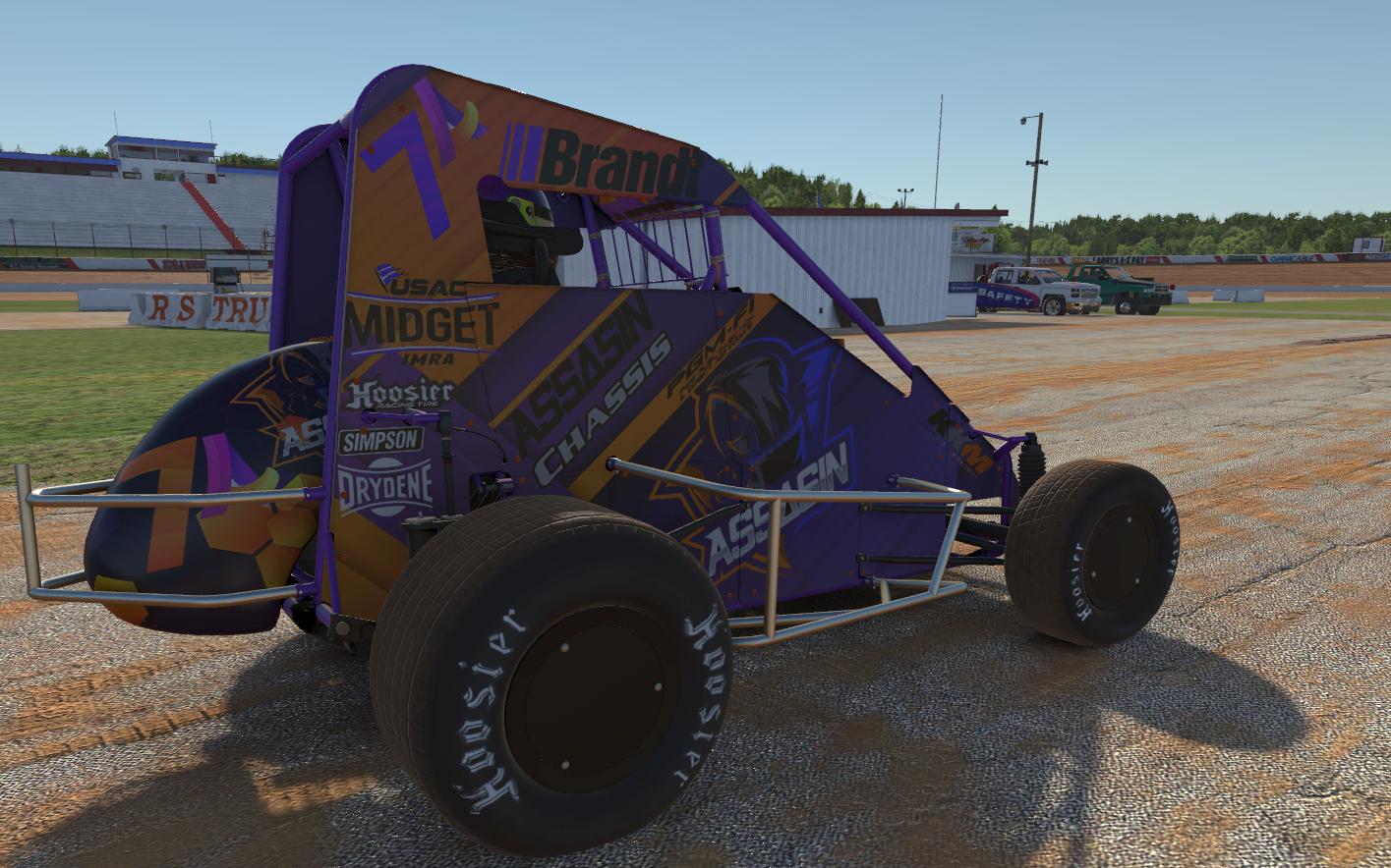 FINAL Midget Purple Assasin Chassis Brandt 7A by Austin M. - Trading Paints