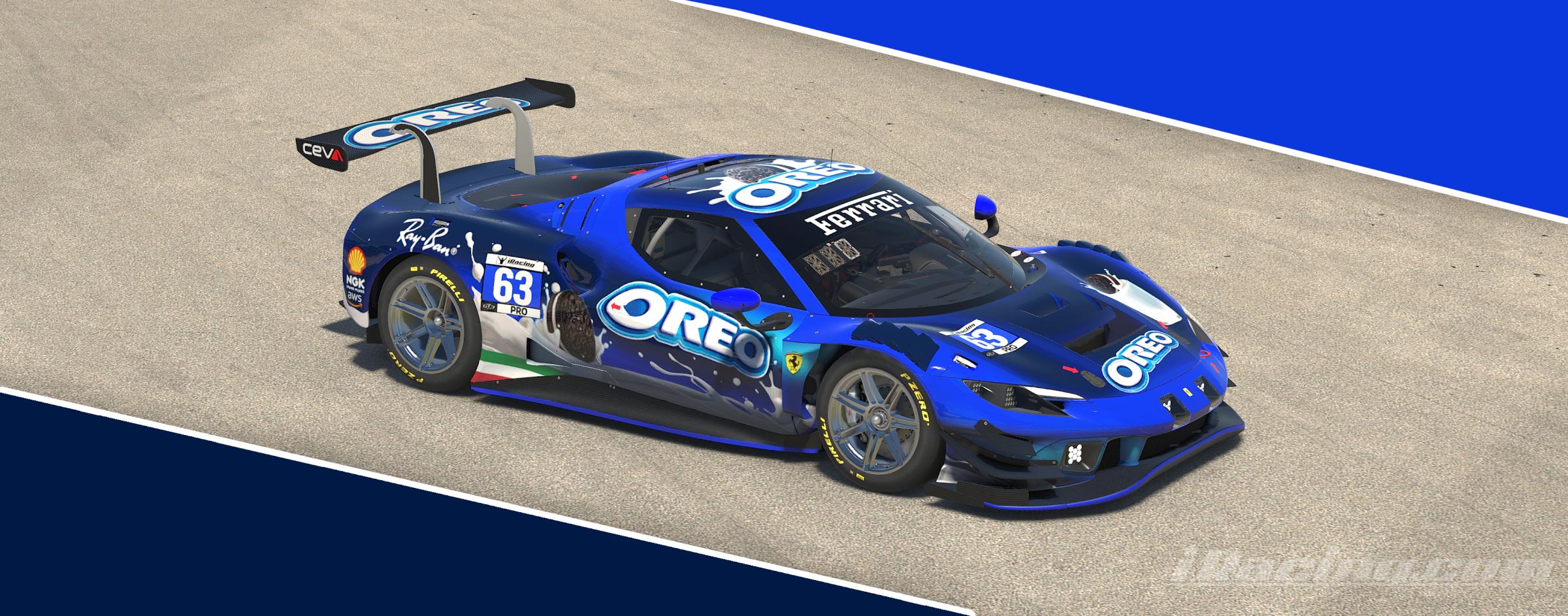 Oreo - Ferrari by John Rubino - Trading Paints
