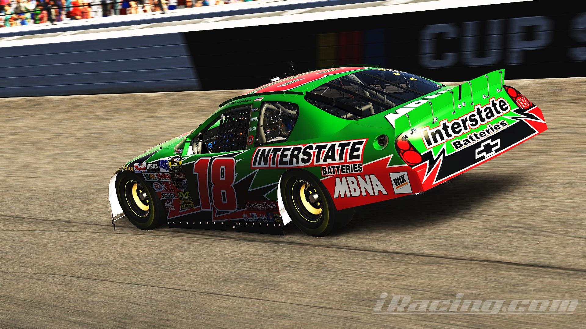 #18 Bobby Labonte 2004 Interstate Batteries Chevrolet Monte Carlo Sim ...