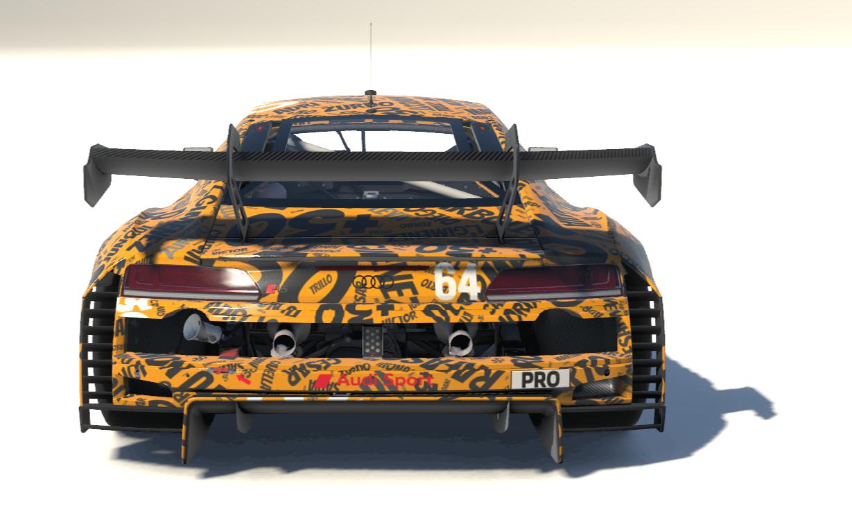 Audi R8 LMS Evo II GT3 md30 nube nombres naranja by Jesús Arboleya ...