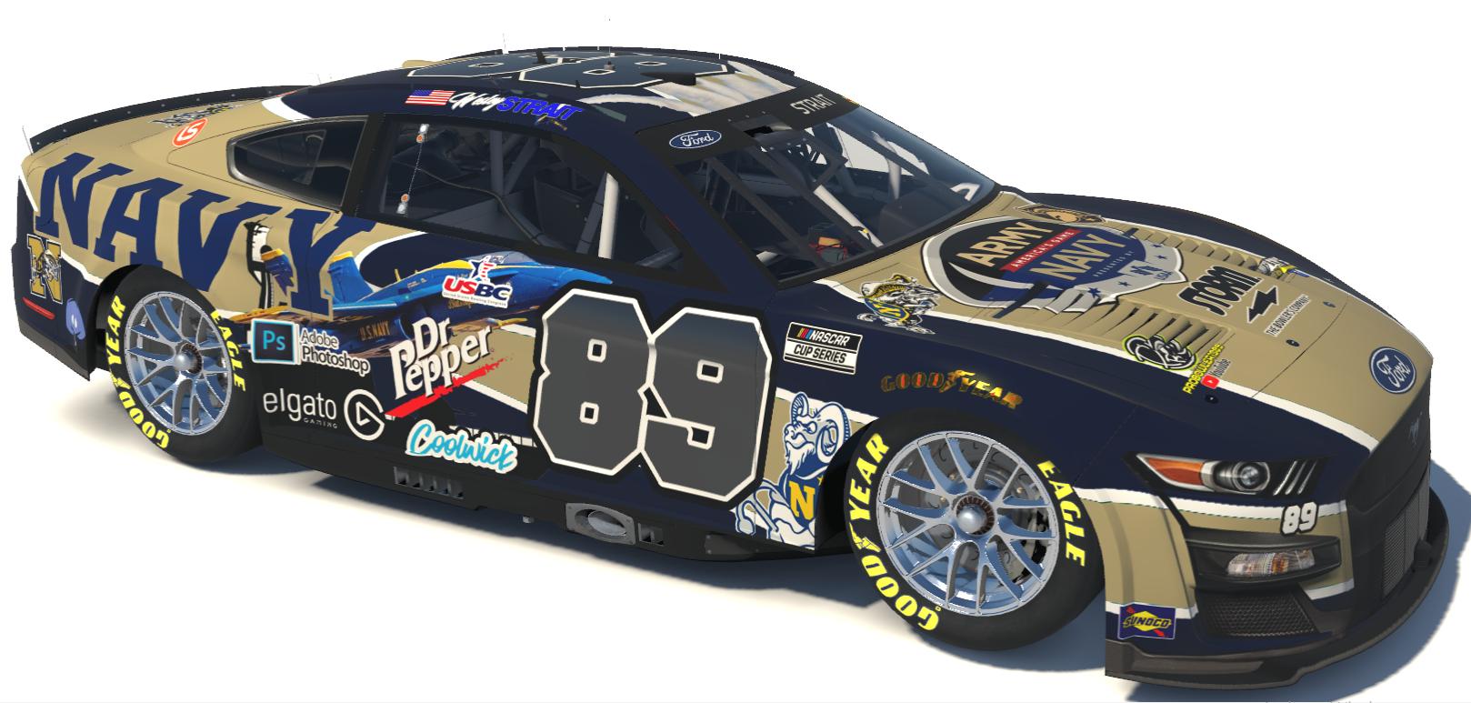 #89 ARMY NAVY Blue w/ Gold by Wesley Strait - Trading Paints