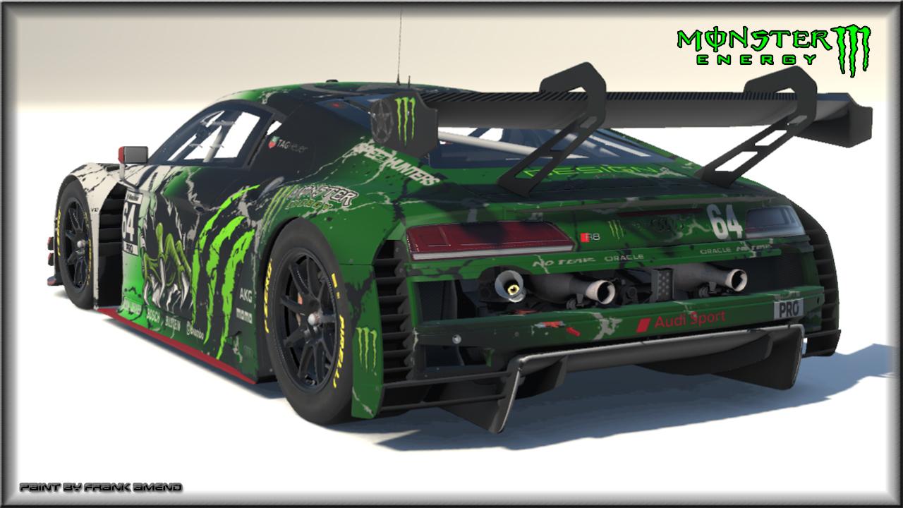 Monster Audi R8 LMS EVO II GT3 by Frank Amend - Trading Paints