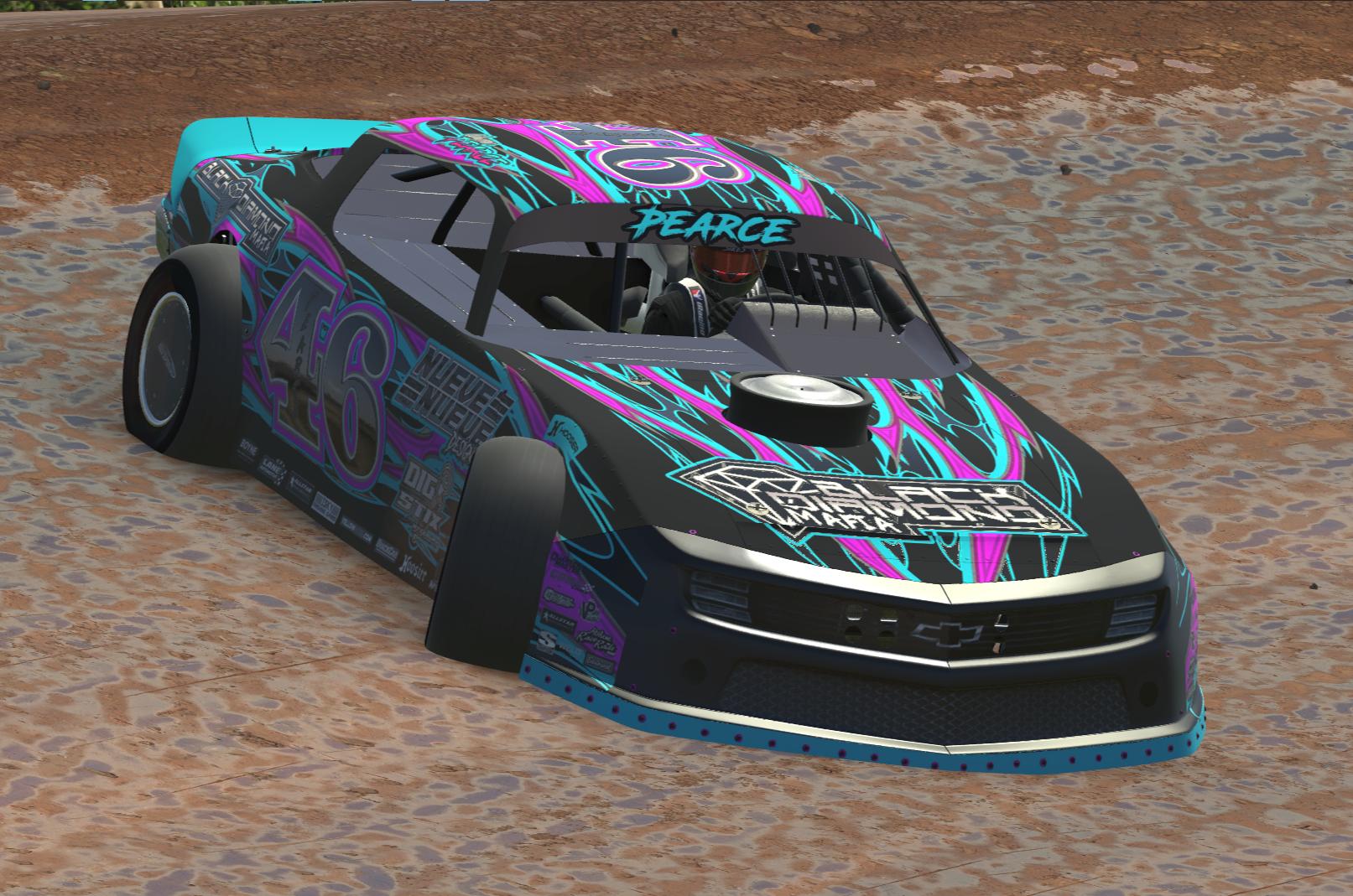 Wayne Pearce #46 Black Diamond DSS by Triston Sikes - Trading Paints
