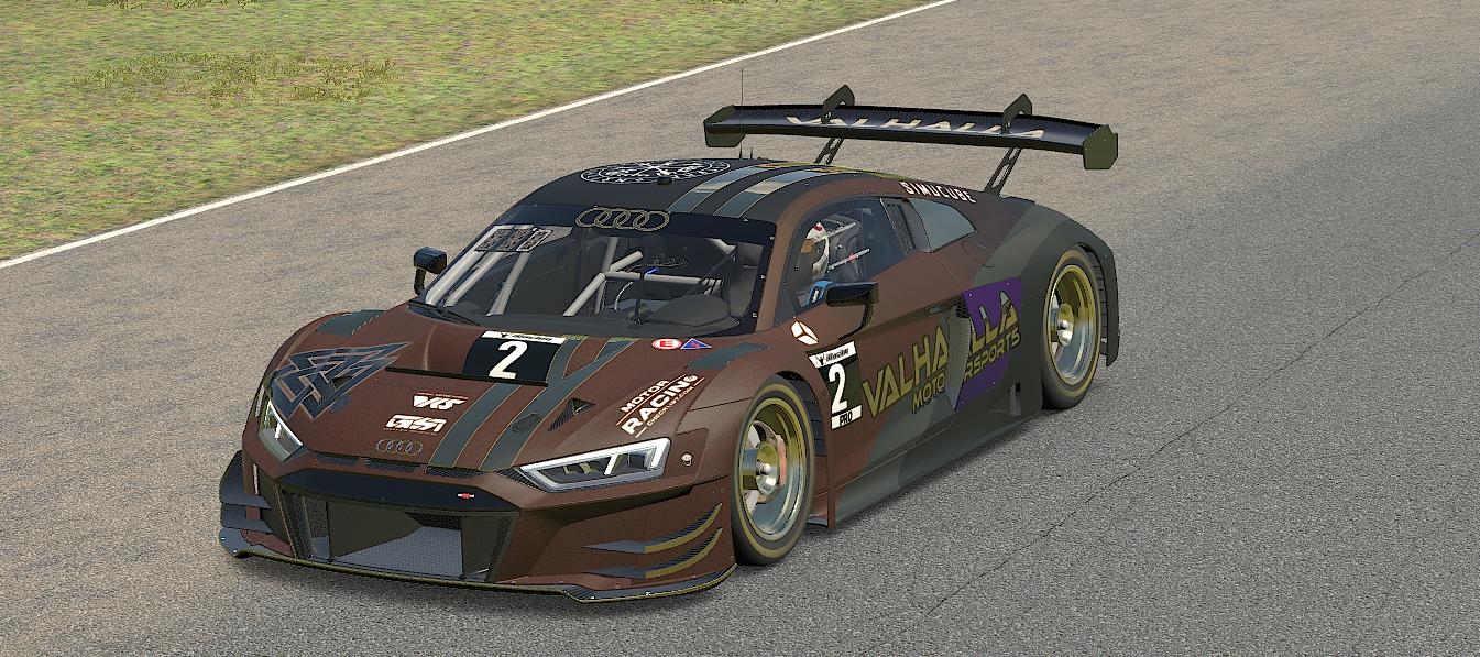 Valhalla Audi R8 EVO II GT3 GOLD by Darren Ruthford - Trading Paints