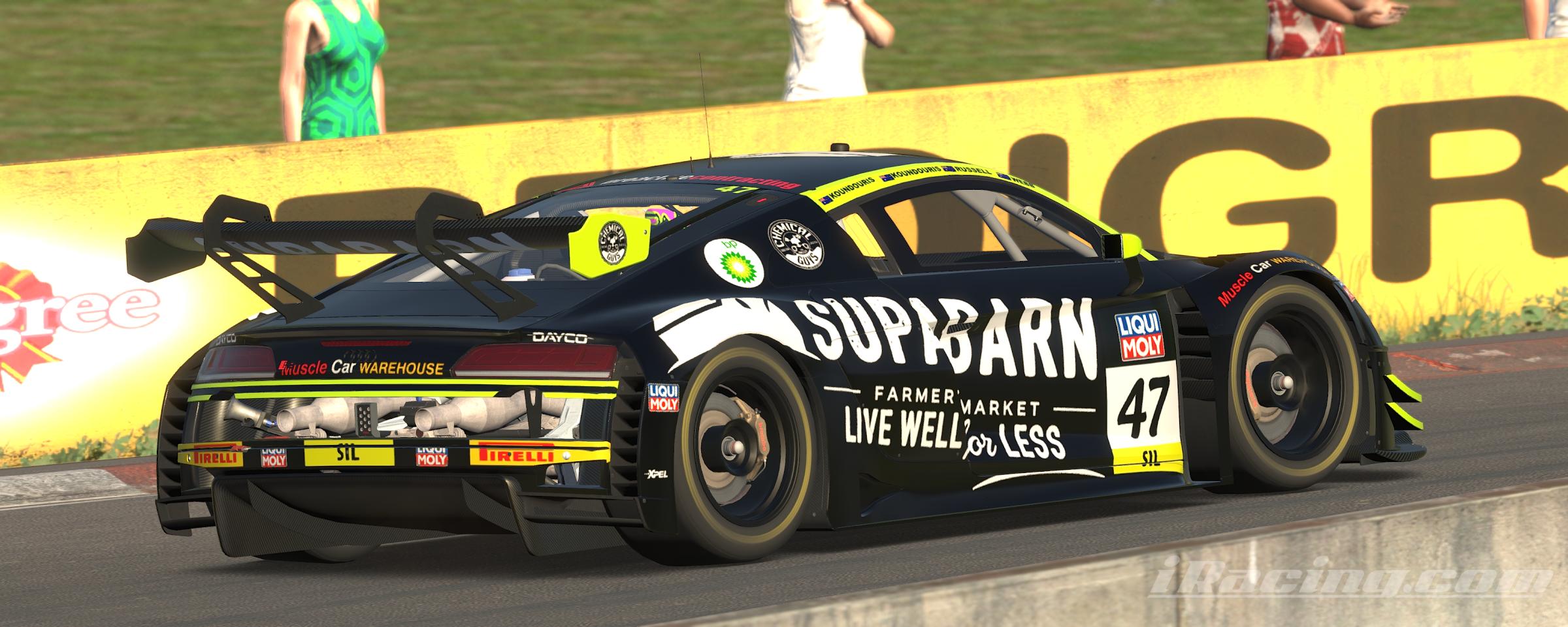 2023 Bathurst 12HR Supabarn Racing Audi 47 Evo by Tyler Newitt ...