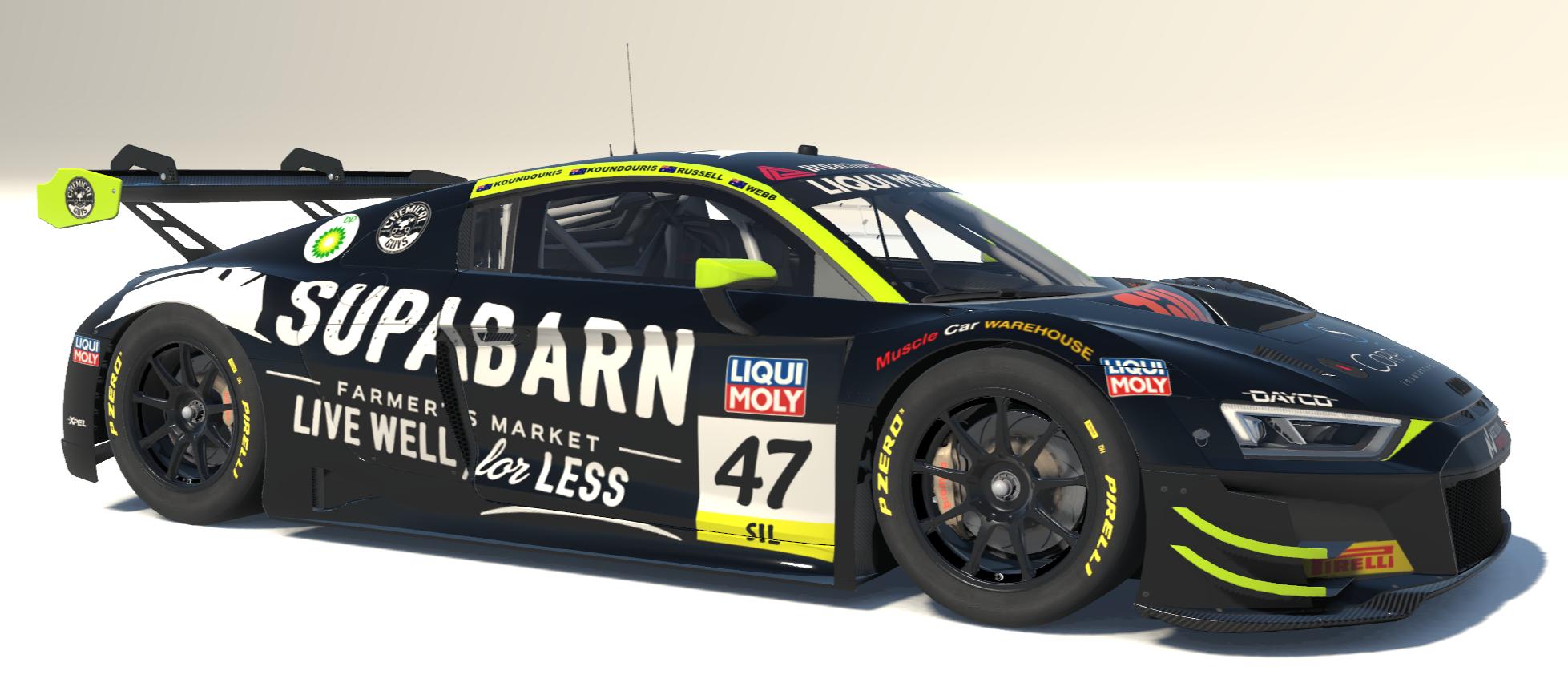 2023 Bathurst 12HR Supabarn Racing Audi 47 Evo by Tyler Newitt ...