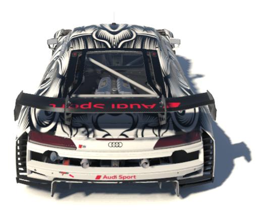 Audi R8 LMS EVO II GT3 Devils Head Tribal by Barry B. - Trading Paints