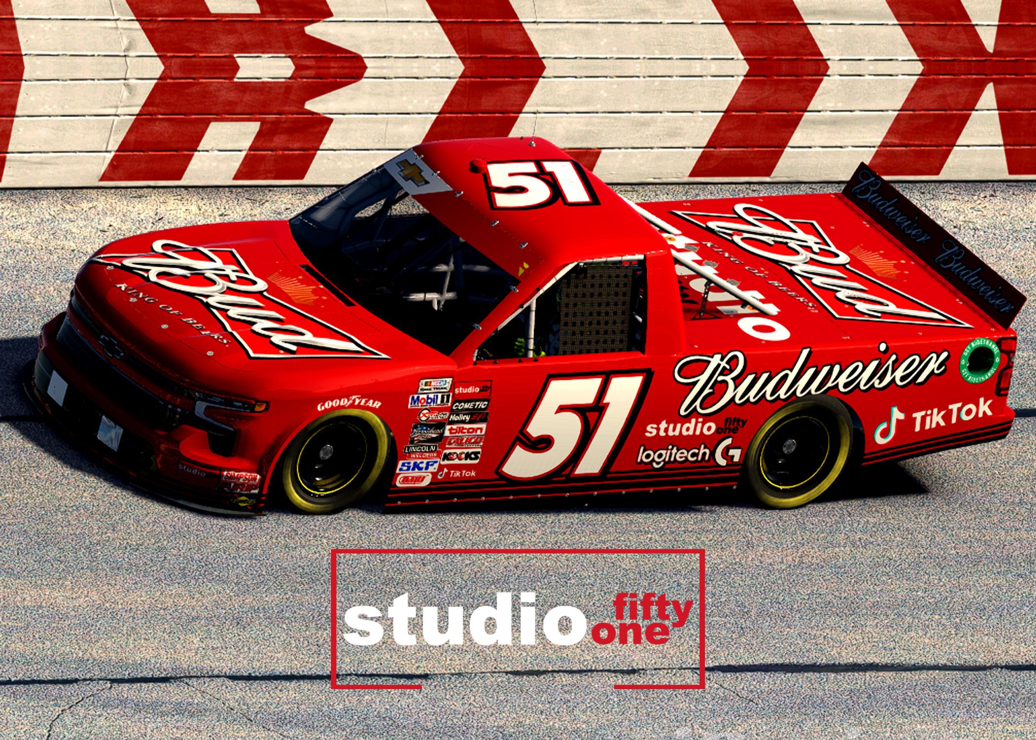 Budweiser Studio51 Throwback by Tj Allain - Trading Paints