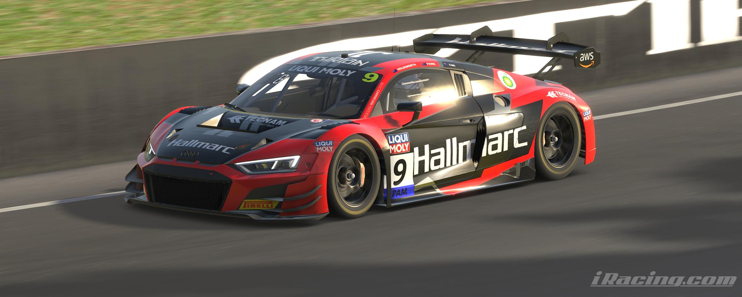 2023 Bathurst 12HR Hallmarc Racing Audi 9 by Tyler Newitt - Trading Paints