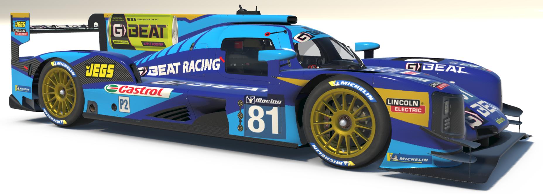 Gbeat Blue Dallara P217 by Gene N. - Trading Paints