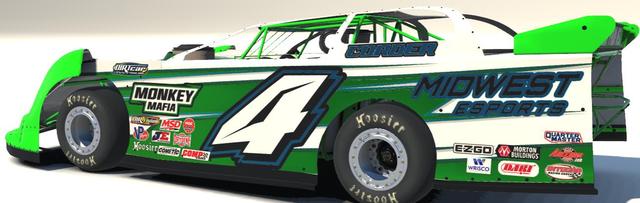 Matthew Corder Custom Late Model by Dallas L Johnson - Trading Paints