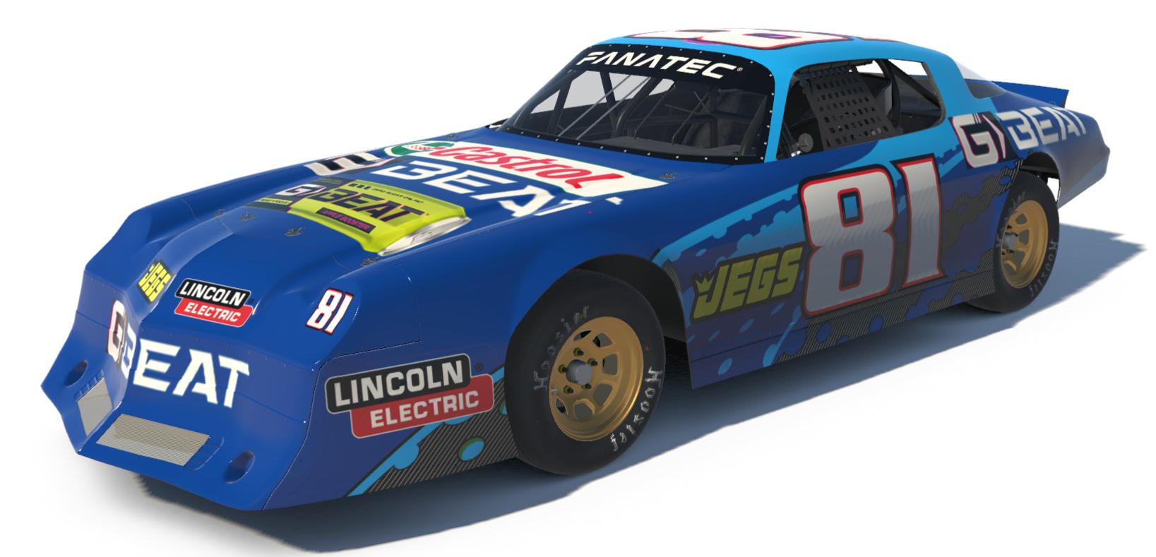 Gbeat Blue Street Stock by Gene N. - Trading Paints