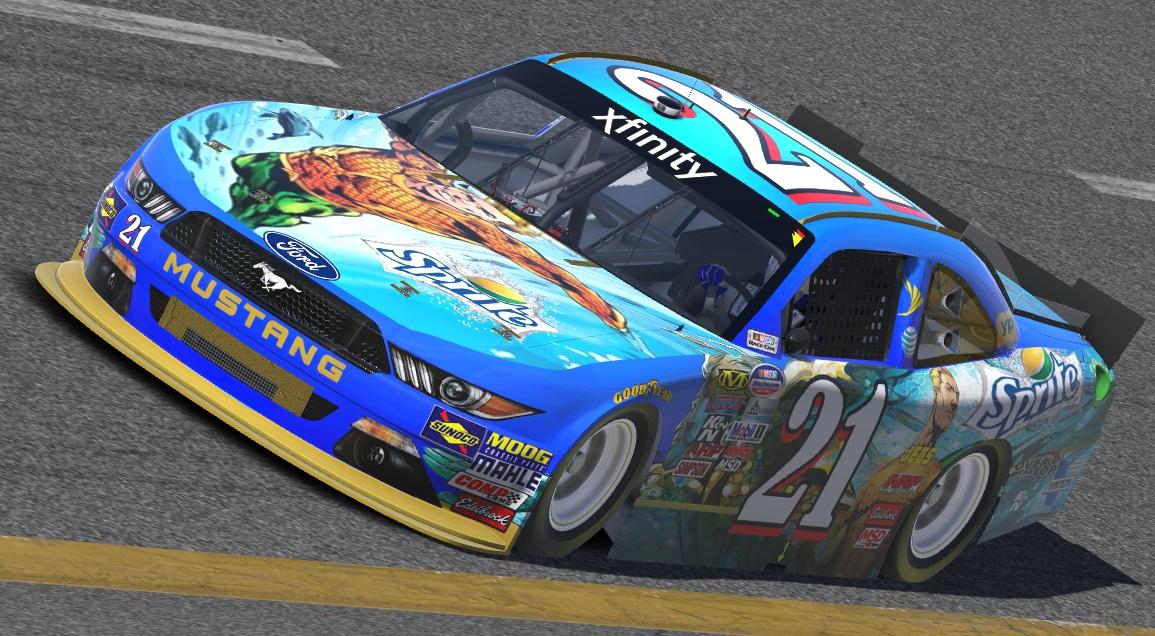 Fantasy Sprite Aquaman Ford Mustang by Corey W. - Trading Paints