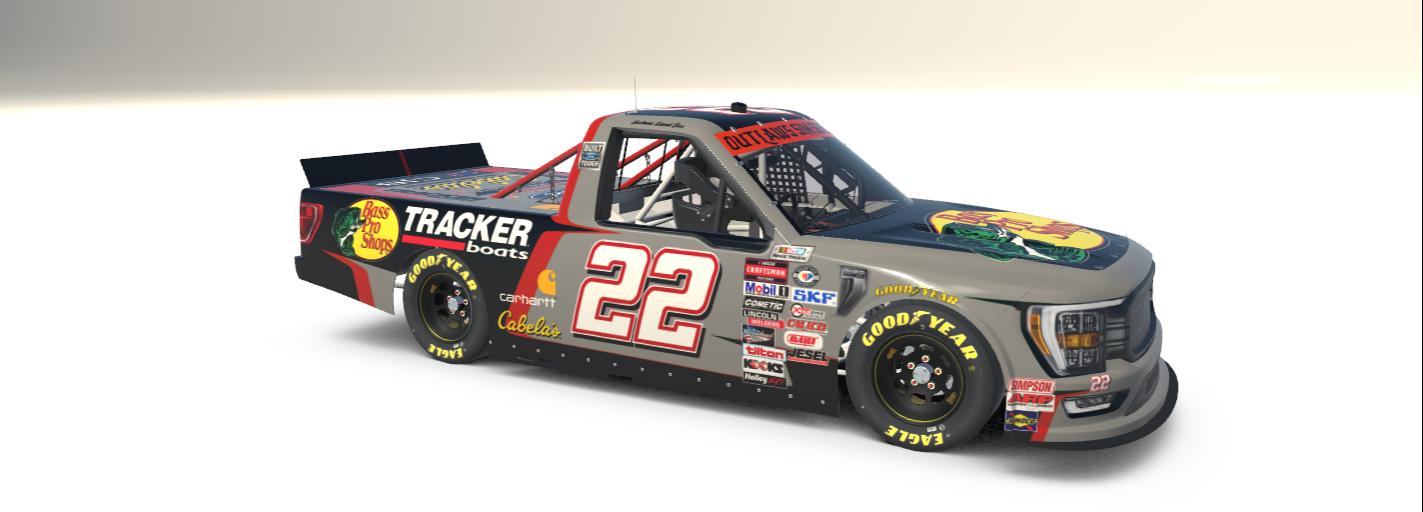 Josh Fox #22 Bass Pro Shops Primary by Joshua Land Fox - Trading Paints