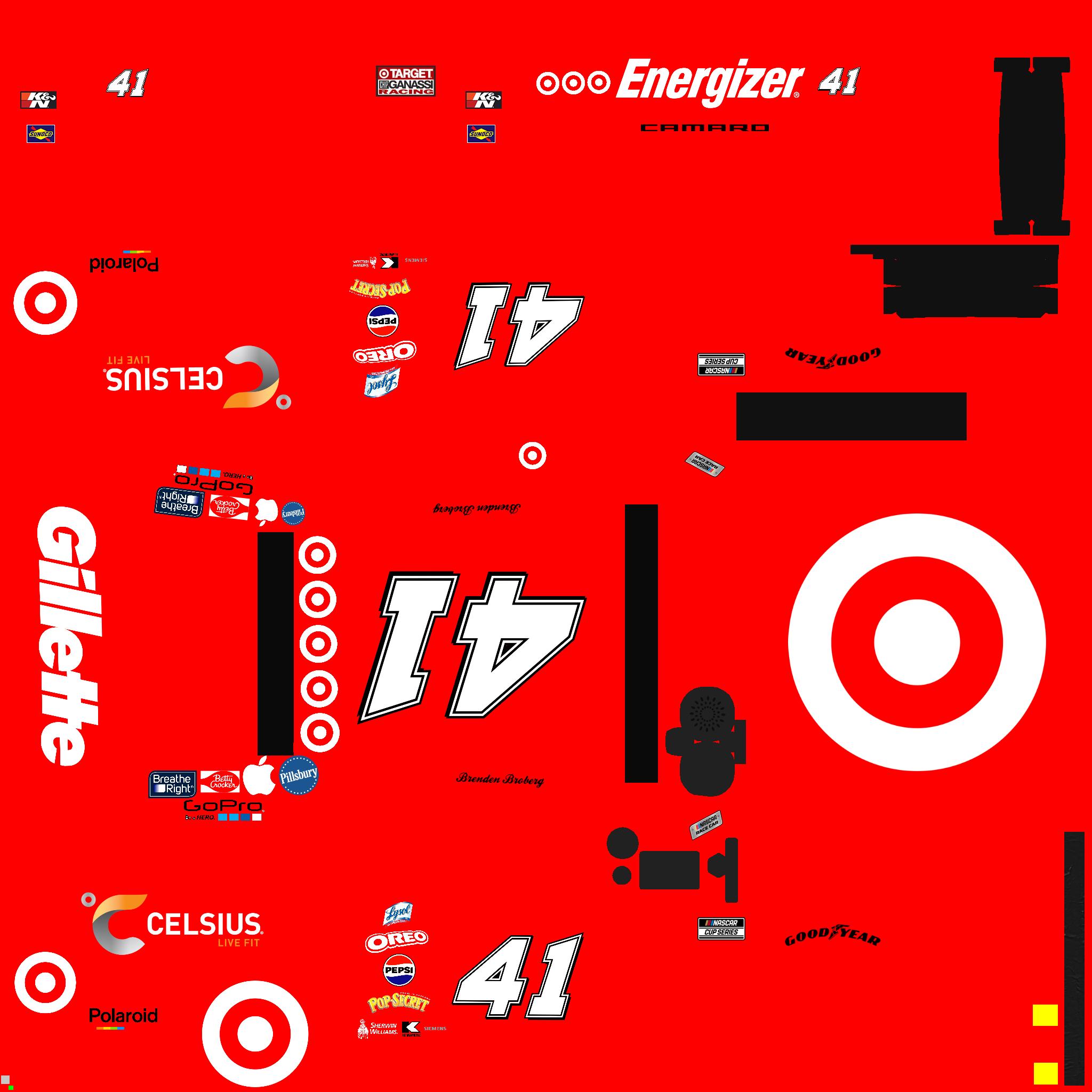 Target Celsius Energy Drink Sprint Cup Car 2024 by Brenden Broberg ...