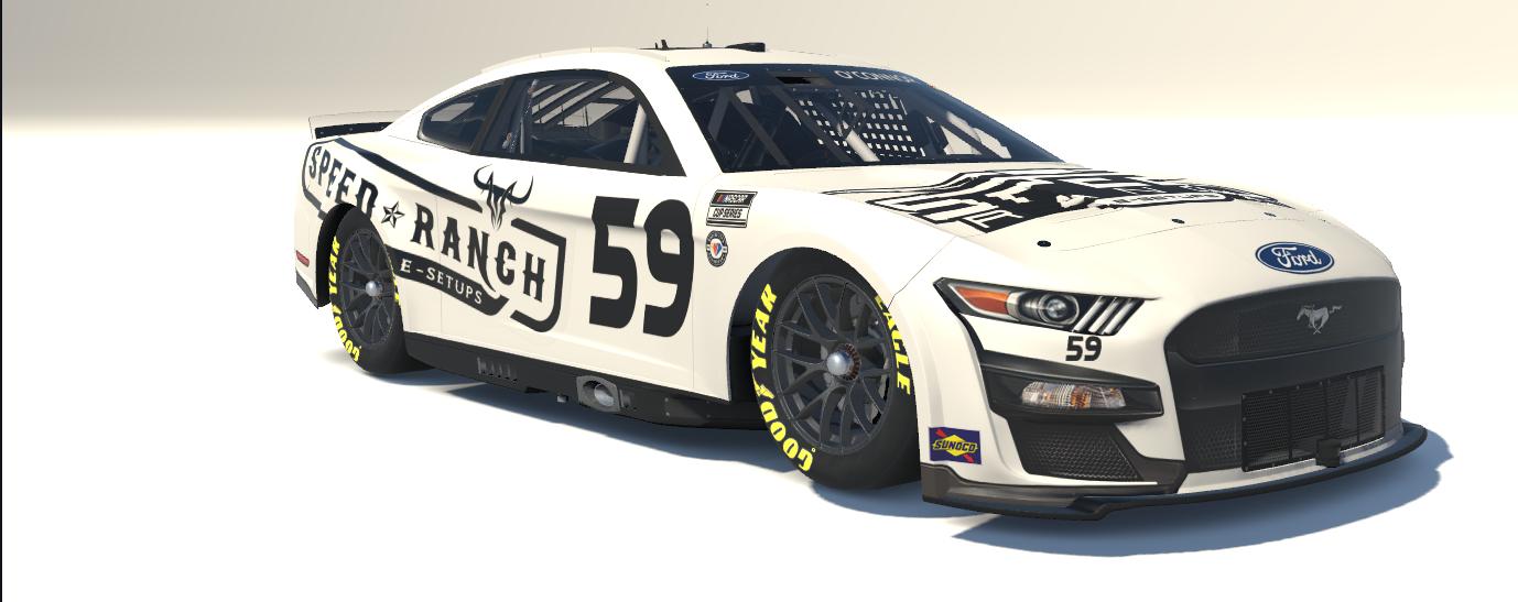 SPEED RANCH - NG MUSTANG - WHITE by Joshua O. - Trading Paints