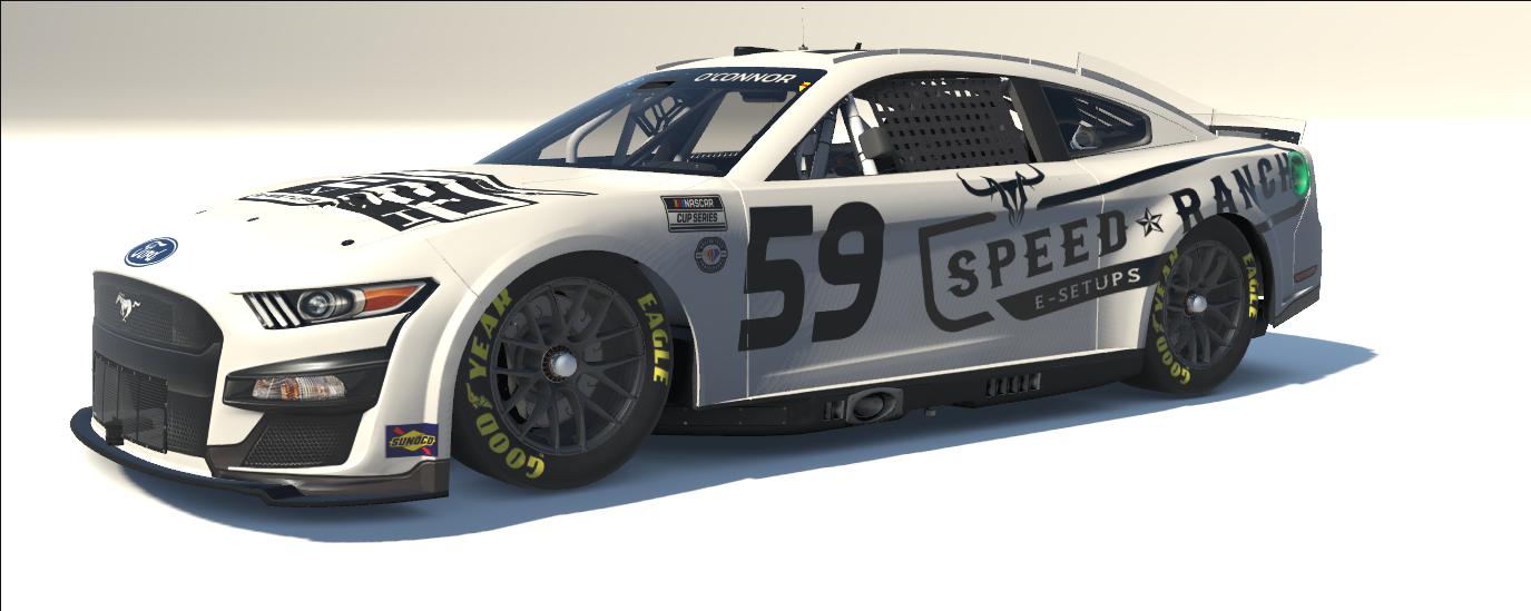 SPEED RANCH - NG MUSTANG - WHITE by Joshua O. - Trading Paints