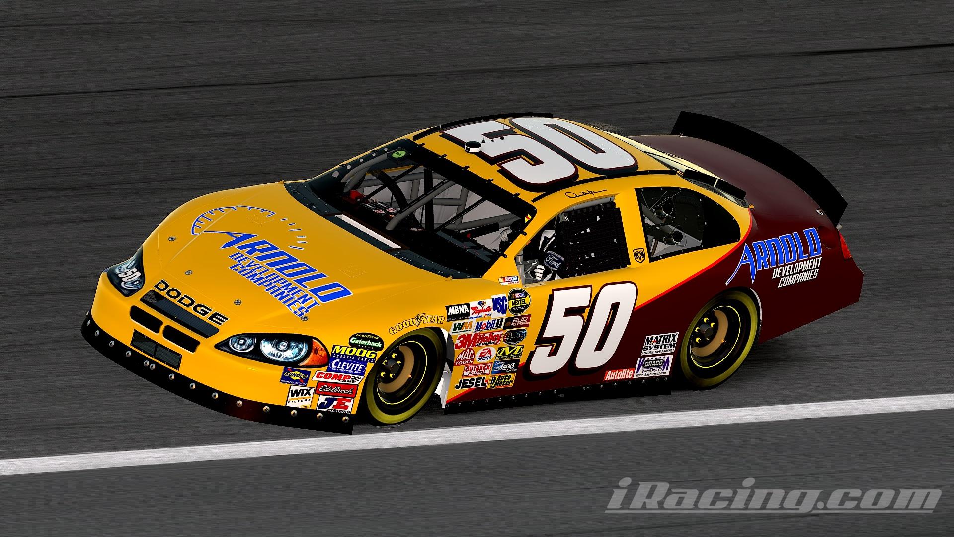 #50 Derrike Cope 2004 Arnold Motorsports Dodge Sim Stamped Number by ...