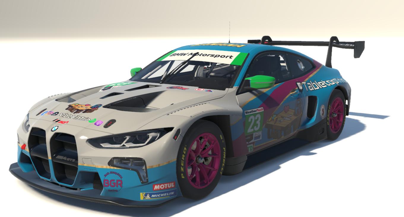 Tabletop Trio Podcast BMW M4 GT3 v3 by Bob Giaquinto - Trading Paints