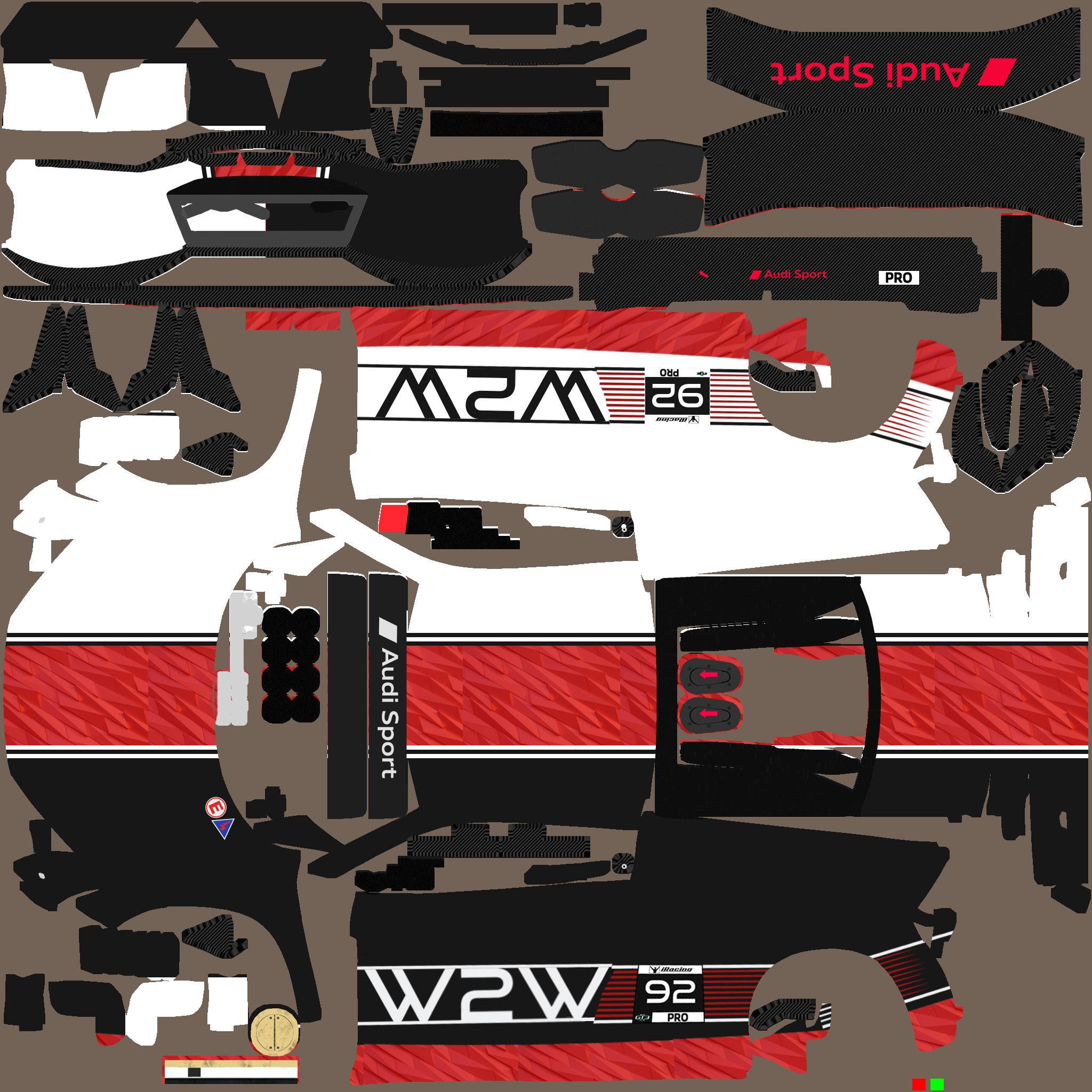 Audi R8 LMS EVO II GT3 Markus Red by Benjamin Sanderson - Trading Paints