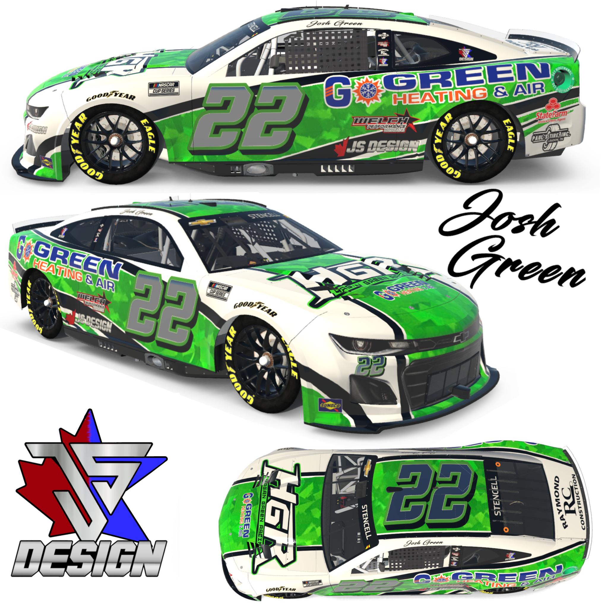 #22 Josh Green Next Gen Chevy Camaro by Jordan S. - Trading Paints