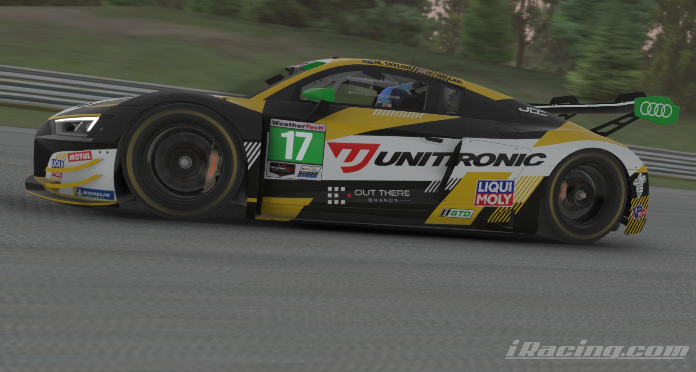2023 #17 JDC Miller Unitronic Audi GT3 Fictional by Serena M. - Trading Paints