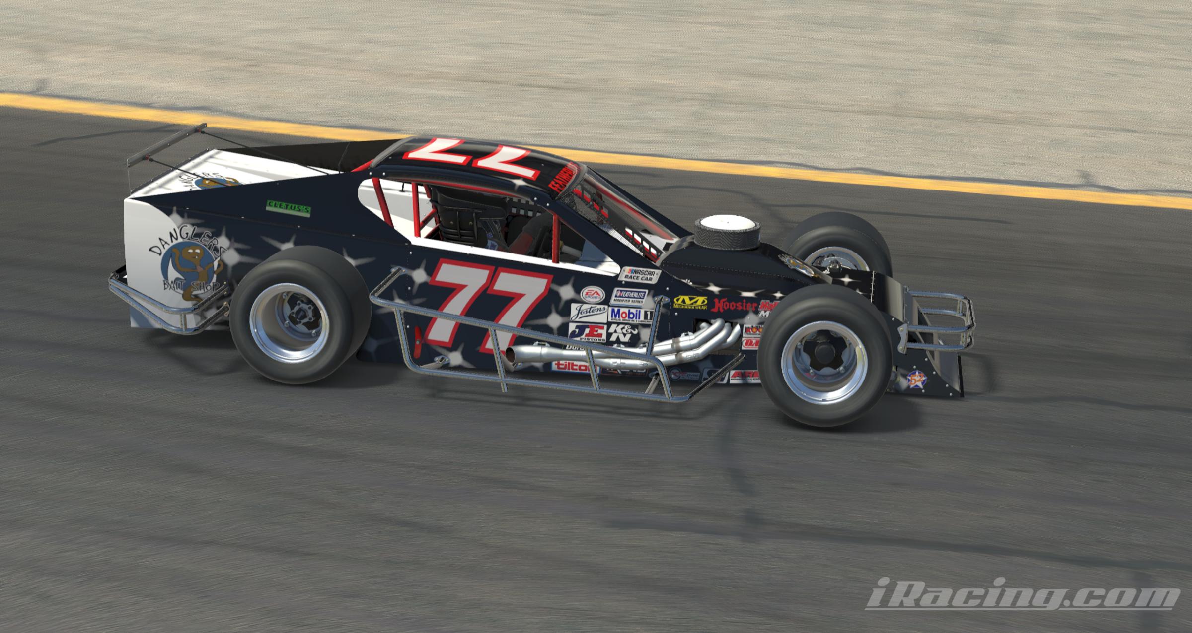 Nascar 05 178 Danglers Modified Sim Stamp by Kyle Carpenter - Trading Paints