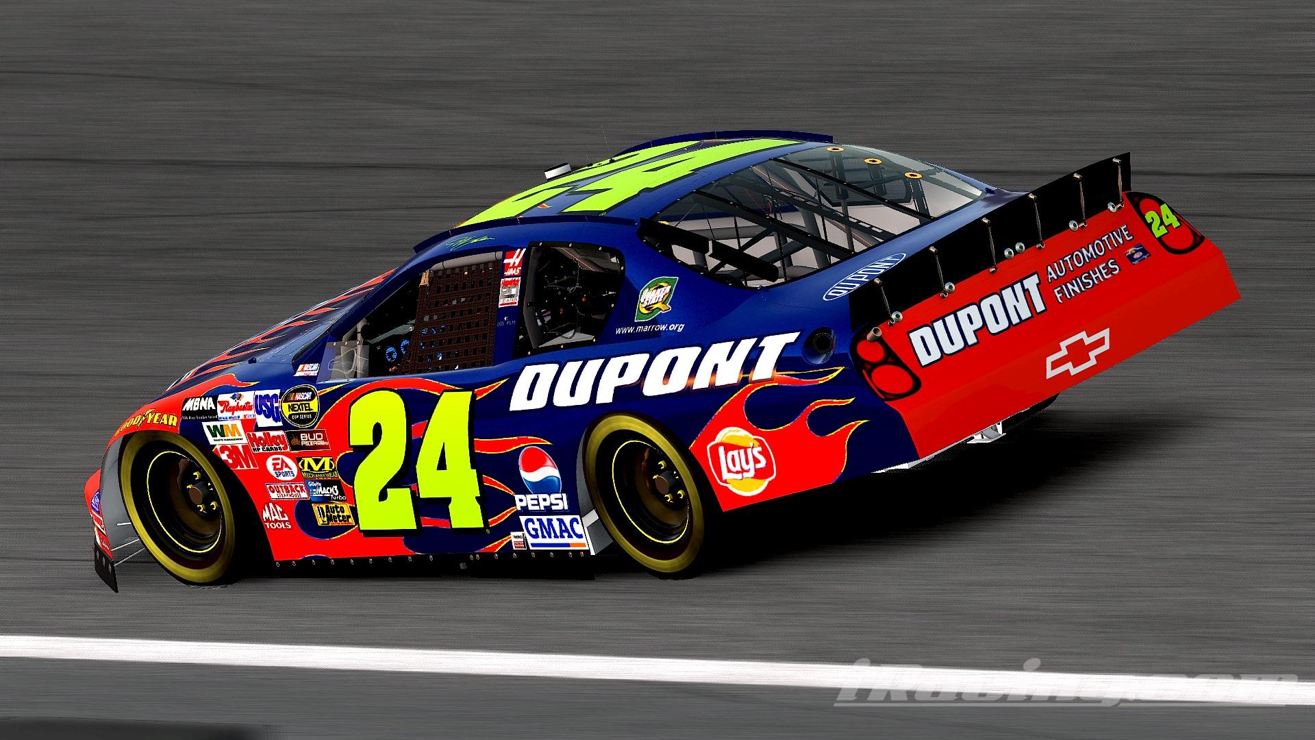 #24 Jeff Gordon 2004 DuPont Chevrolet Monte Carlo Sim Stamped Number by ...
