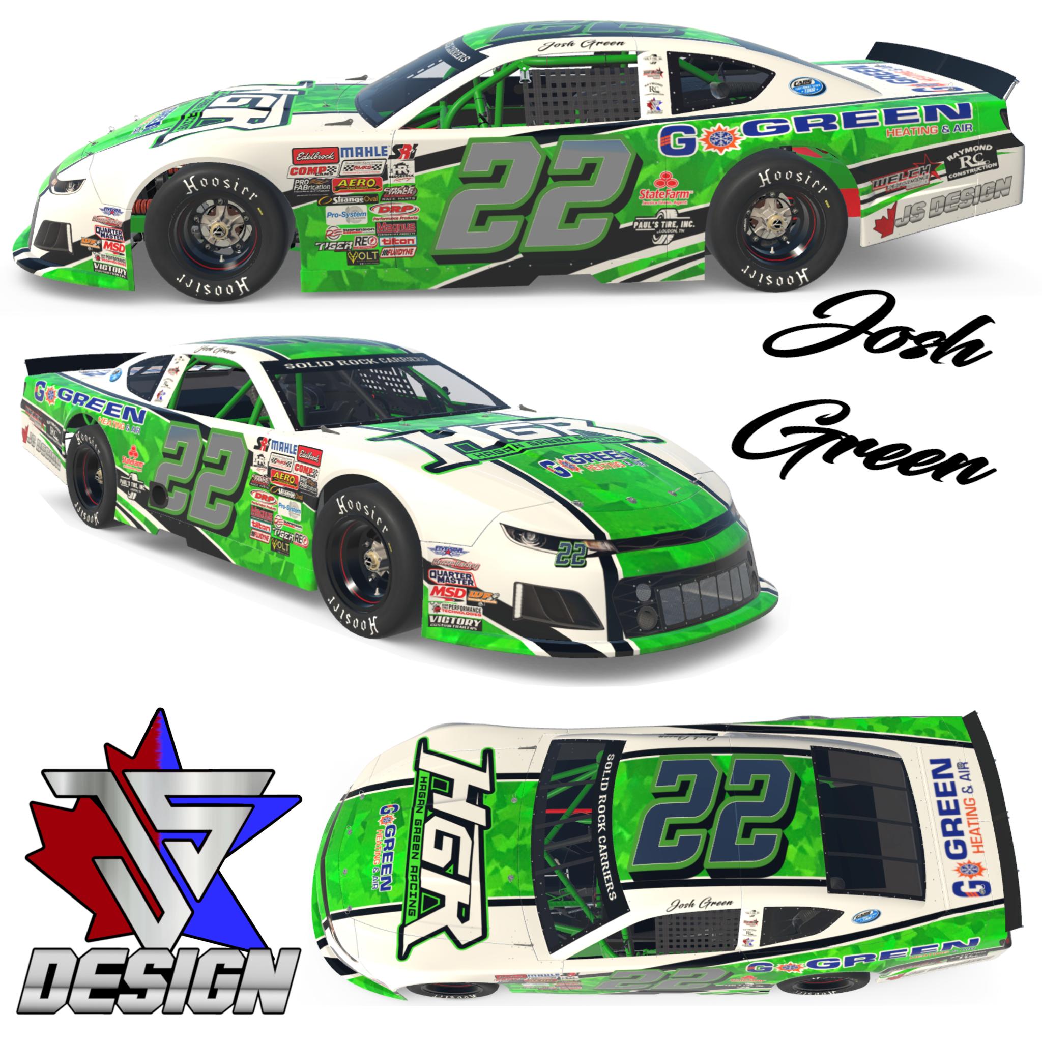 #22 HGR Late Model Stock by Jordan S. - Trading Paints