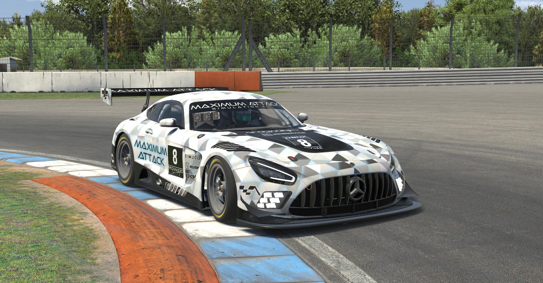 Maximum Attack Simulation Co - White Glow Mercedes AMG Evo GT3 DRD by ...