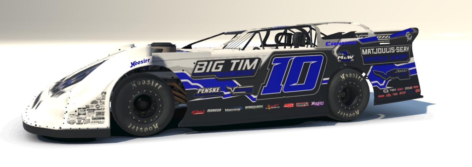 late model cannon 10 blue mss by Jaxson Reitzler - Trading Paints
