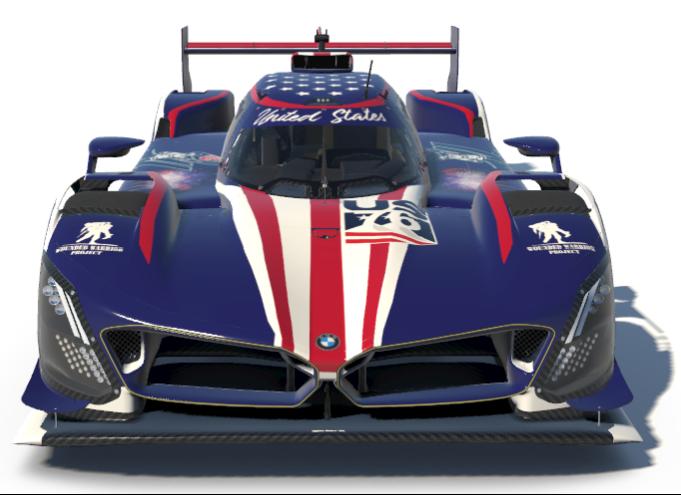 Patriotic USA LMDh by Brian Devendorf - Trading Paints