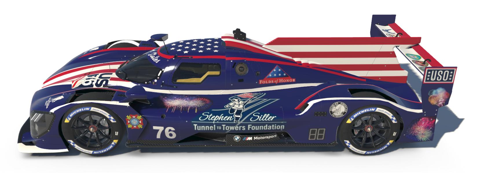 Patriotic USA LMDh by Brian Devendorf - Trading Paints