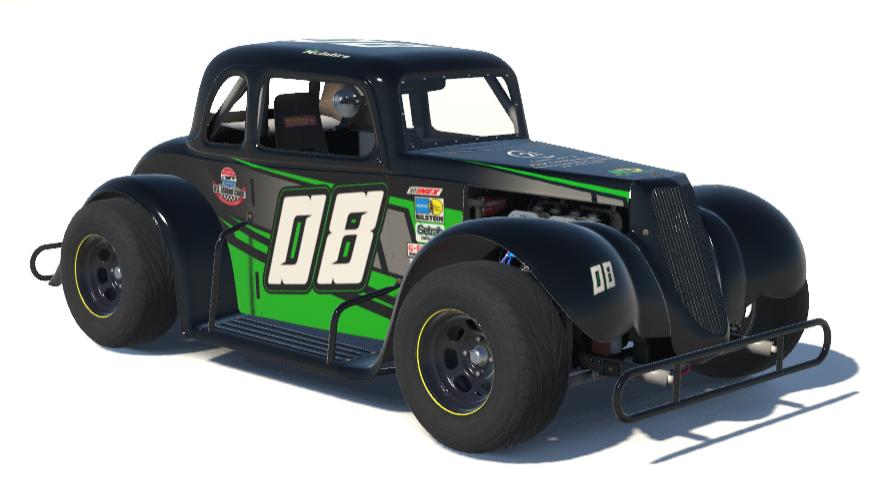 Cole McIntire Legends Car - Number Stamp by Evan Beaulieu - Trading Paints