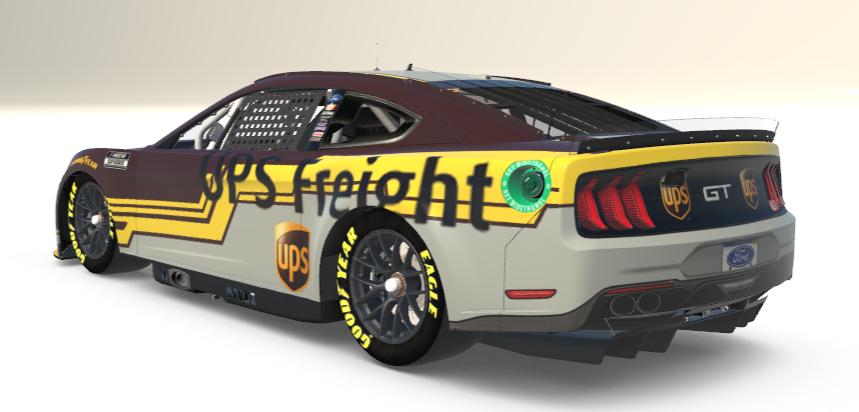 Ford Mustang Nextgen UPS Freight by Kenneth Blackmere - Trading Paints