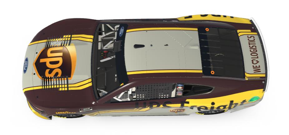 Ford Mustang Nextgen UPS Freight by Kenneth Blackmere - Trading Paints