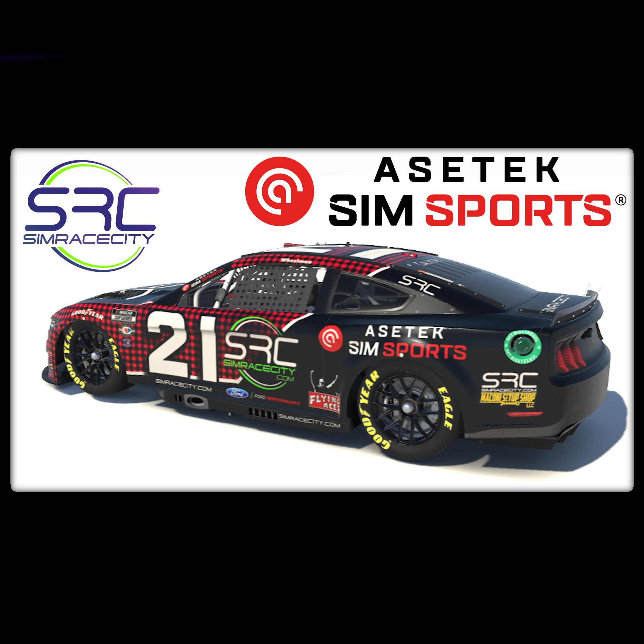 (No Number) Asetek / Sim Race City: Dark Horse NextGen Ford Mustang by ...