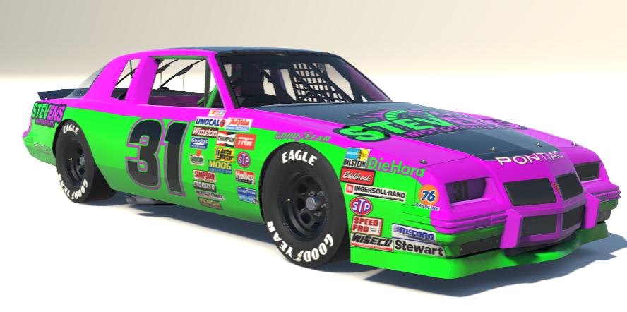 Stevens motorsports Purple and Green by AJ Stevens - Trading Paints