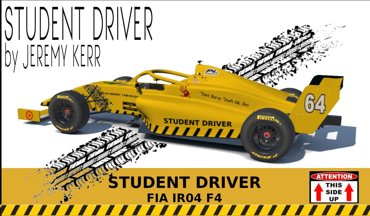 Student Driver - FIA F4 by Jeremy Kerr - Trading Paints