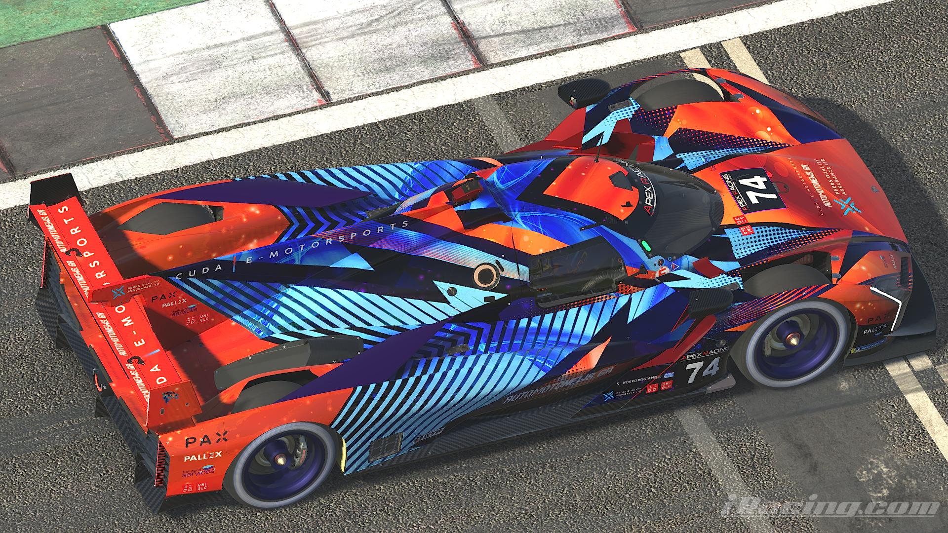 Cuda eMotorsport - #74 Stathis Kokkorogiannis ARL Livery by Lewis ...