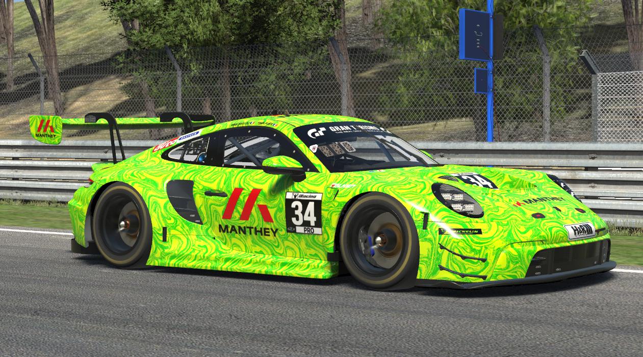 Porsche 992r GT3 Manthey Racing 2022 NLS 7 grello camo by Hugo Hebert ...