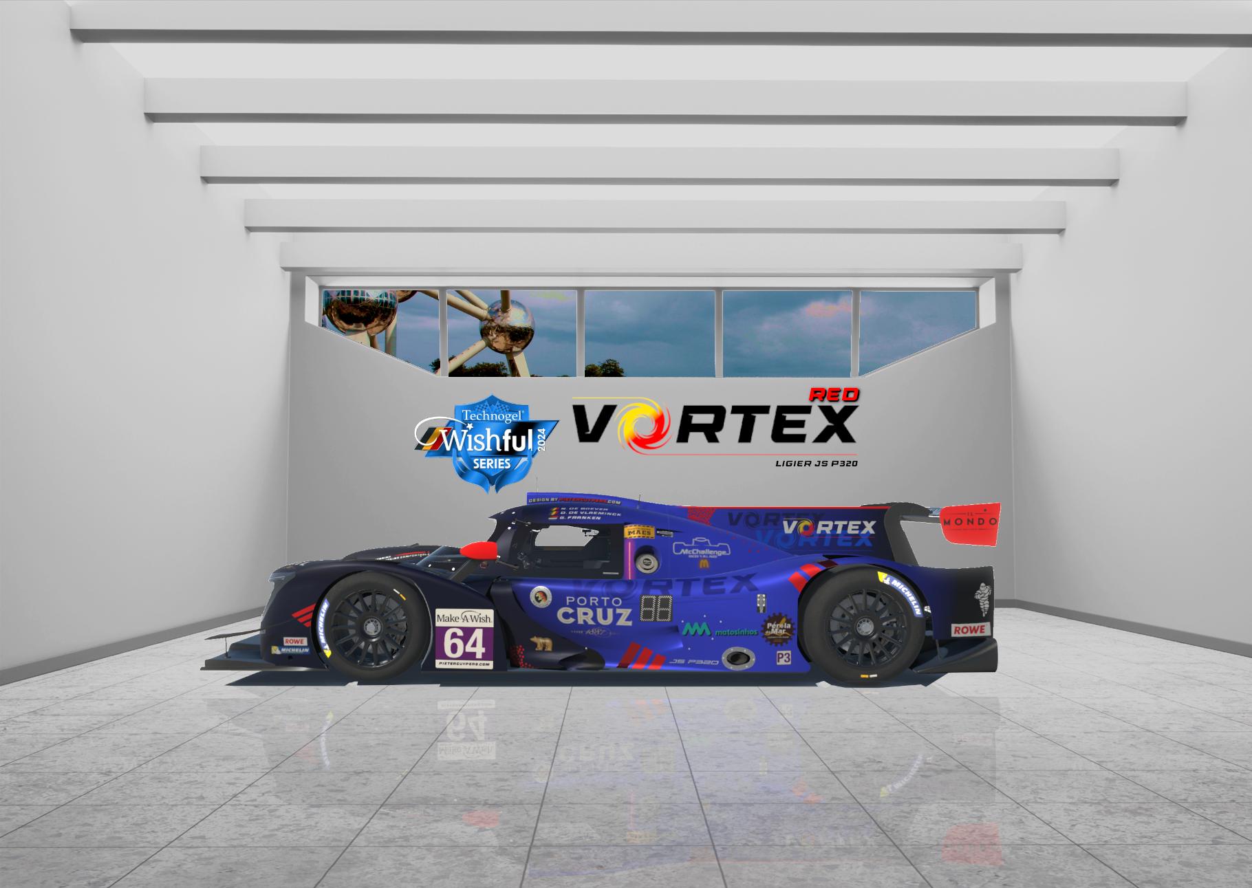 Vortex Wishfull 2024 Red by Pieter Cuypers - Trading Paints