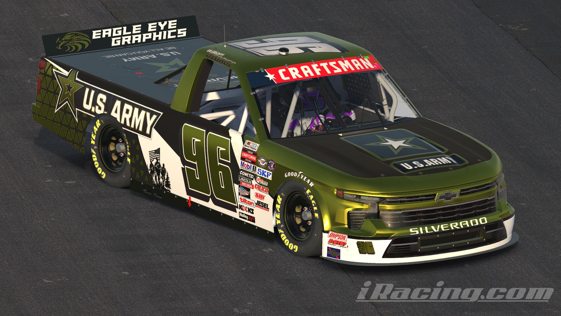 William George ARMY Silverado by Randy B. - Trading Paints