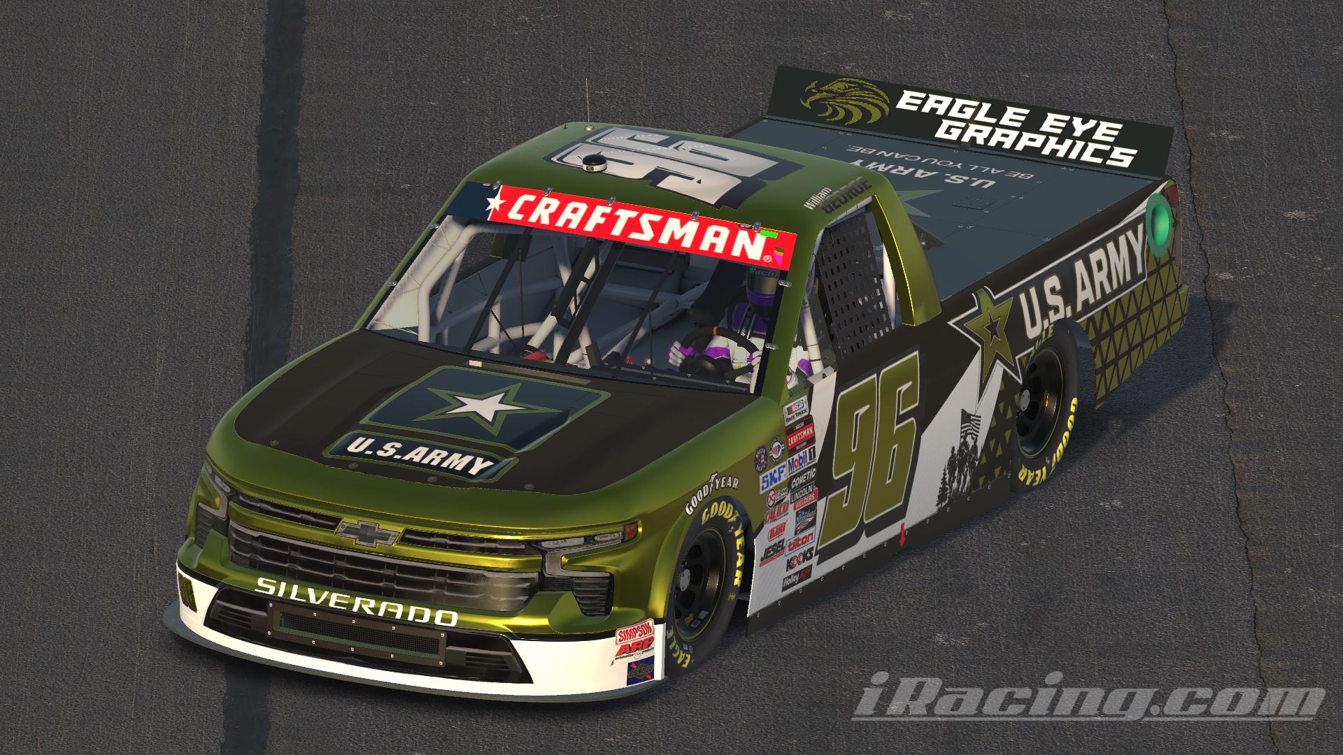William George ARMY Silverado by Randy B. - Trading Paints