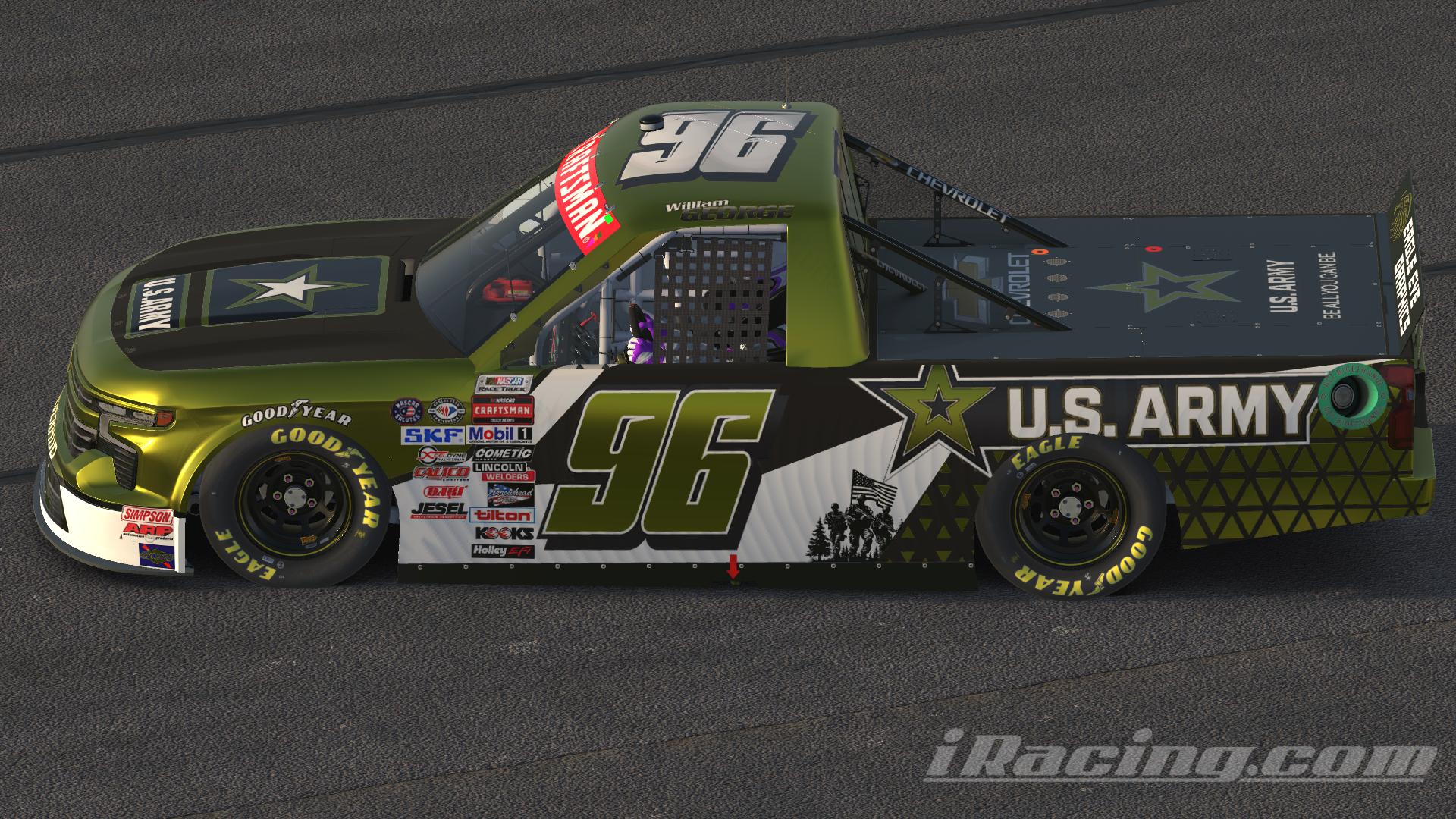 William George ARMY Silverado by Randy B. - Trading Paints