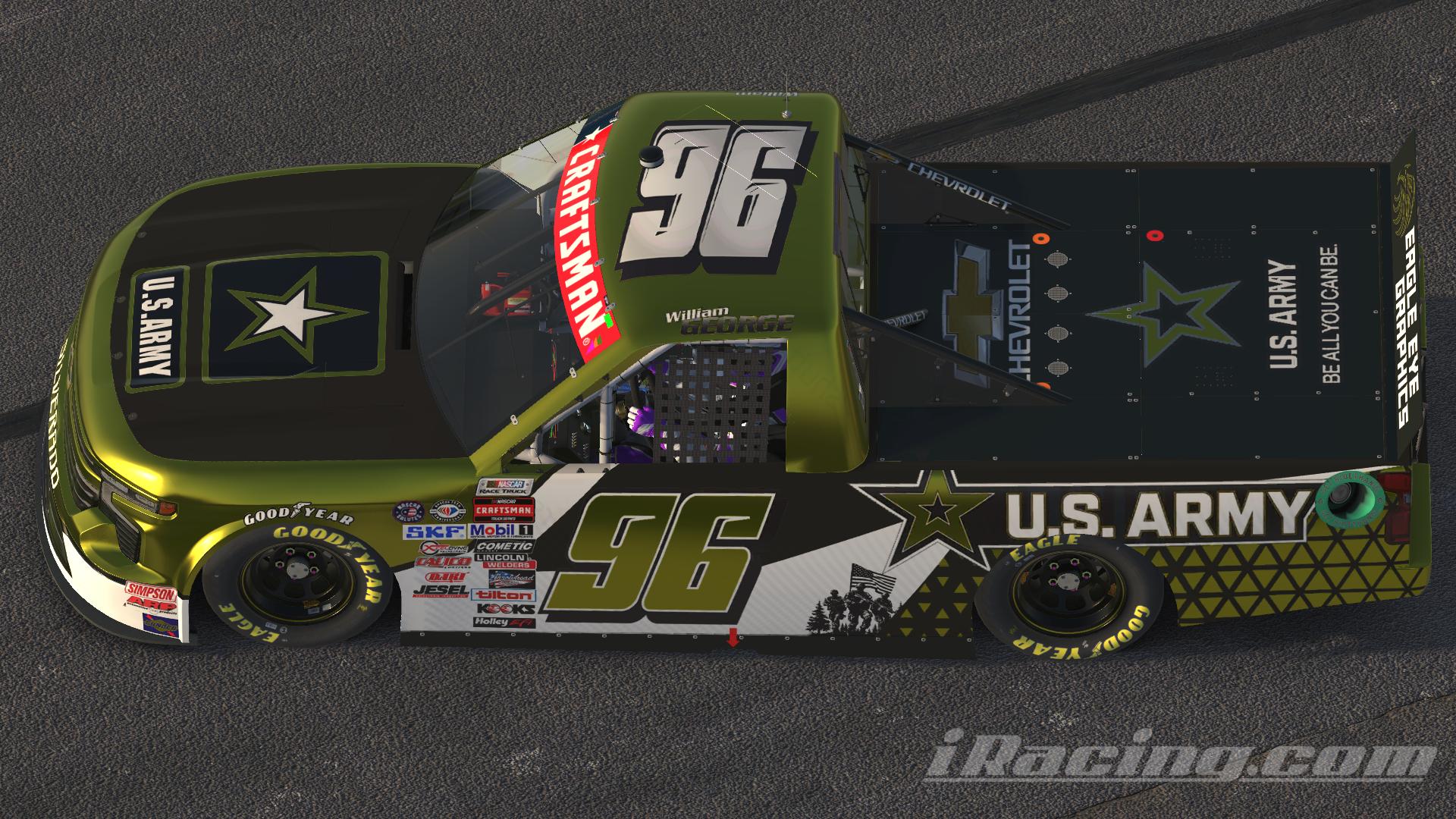 William George ARMY Silverado by Randy B. - Trading Paints