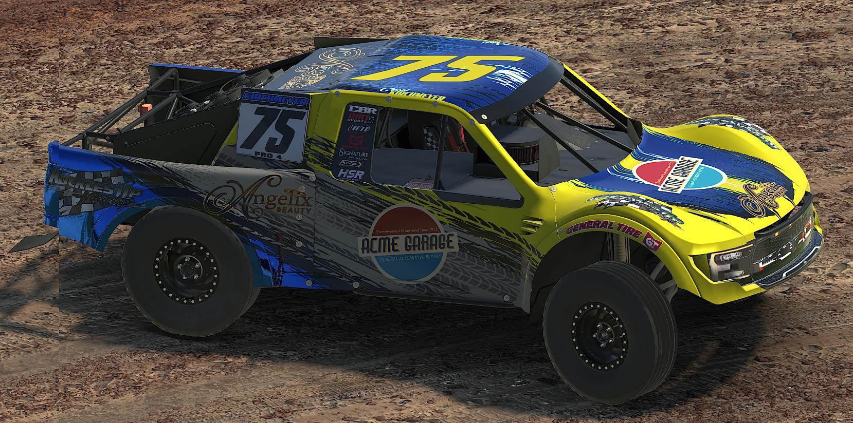 Cross Kirchmeyer #75 Acme Garage 2024 by Dave Ward Jr. - Trading Paints