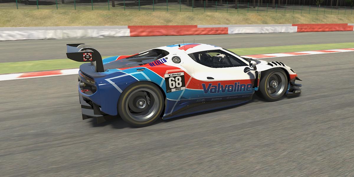 Valvoline Ferrari F296 GT3 by Erik Bolwerk - Trading Paints