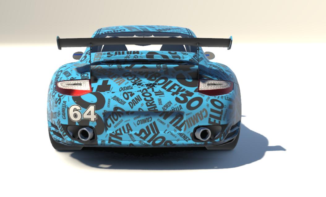 RUF RT 12R C-Spec md30 nube nombres azul by Jesús Arboleya - Trading Paints