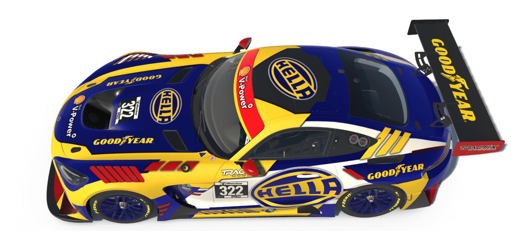 Hella Goodyear AMG GT3 V2 by Adam Burhop - Trading Paints